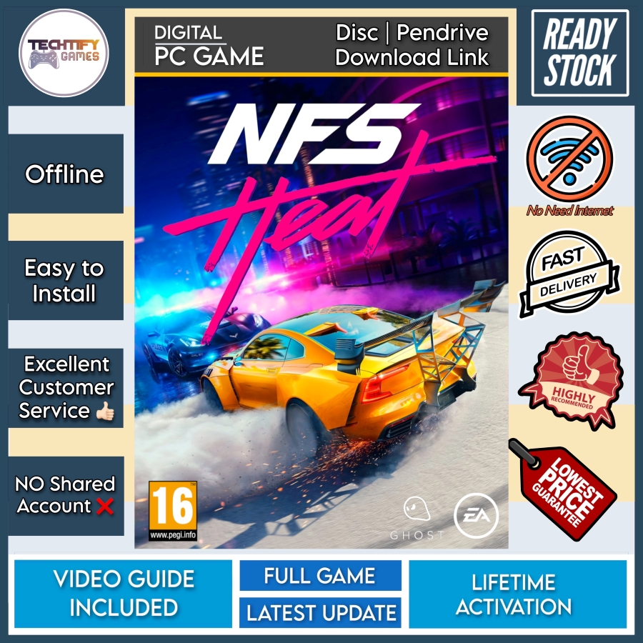 [PC Game] Need for Speed Heat - Offline [Disc | Pendrive | Download ...