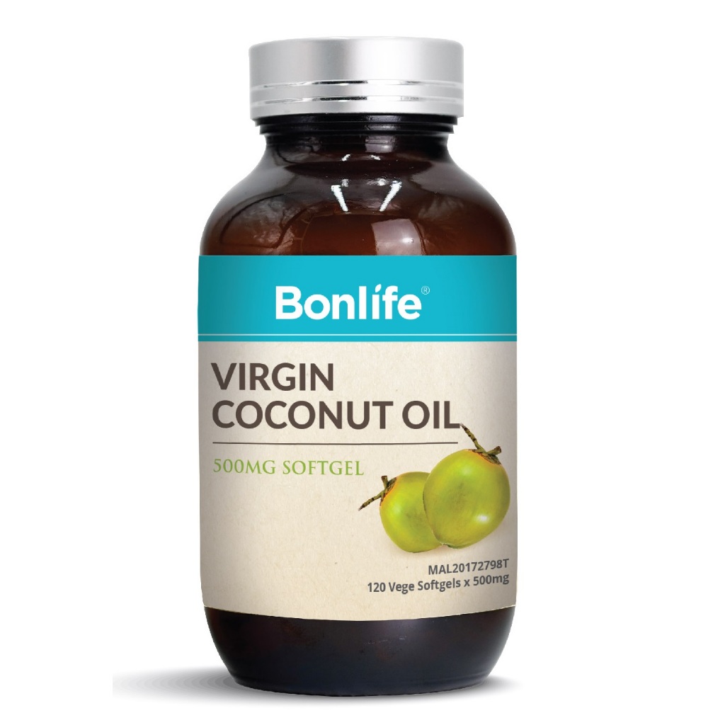Bonlife Virgin Coconut Oil Softgel (120s x 500mg) | Shopee Malaysia