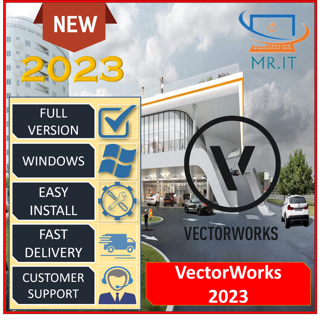 VectorWorks 2021-2023 SP 4 | lifetime | installation guide | Full ...