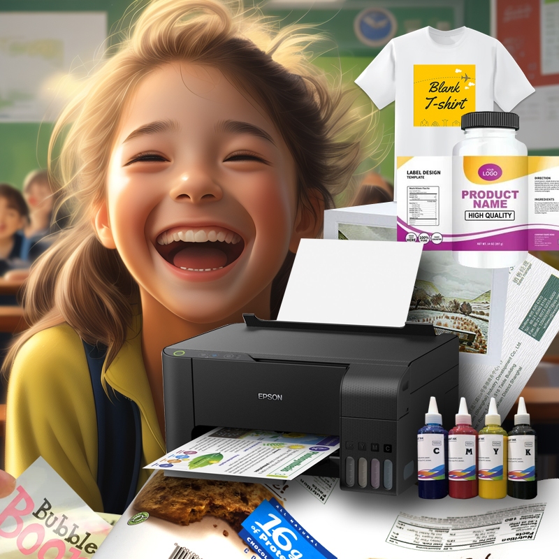 Epson L1210 (Art Pigment Ink) Printer Package with 1 Set Art Pigment ...