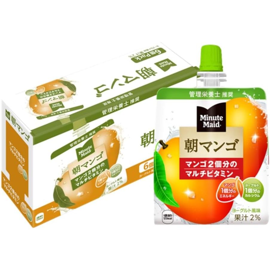 Coca-Cola Minute's Made Morning Mango Jelly Drink 180ml x 6 pouches ...