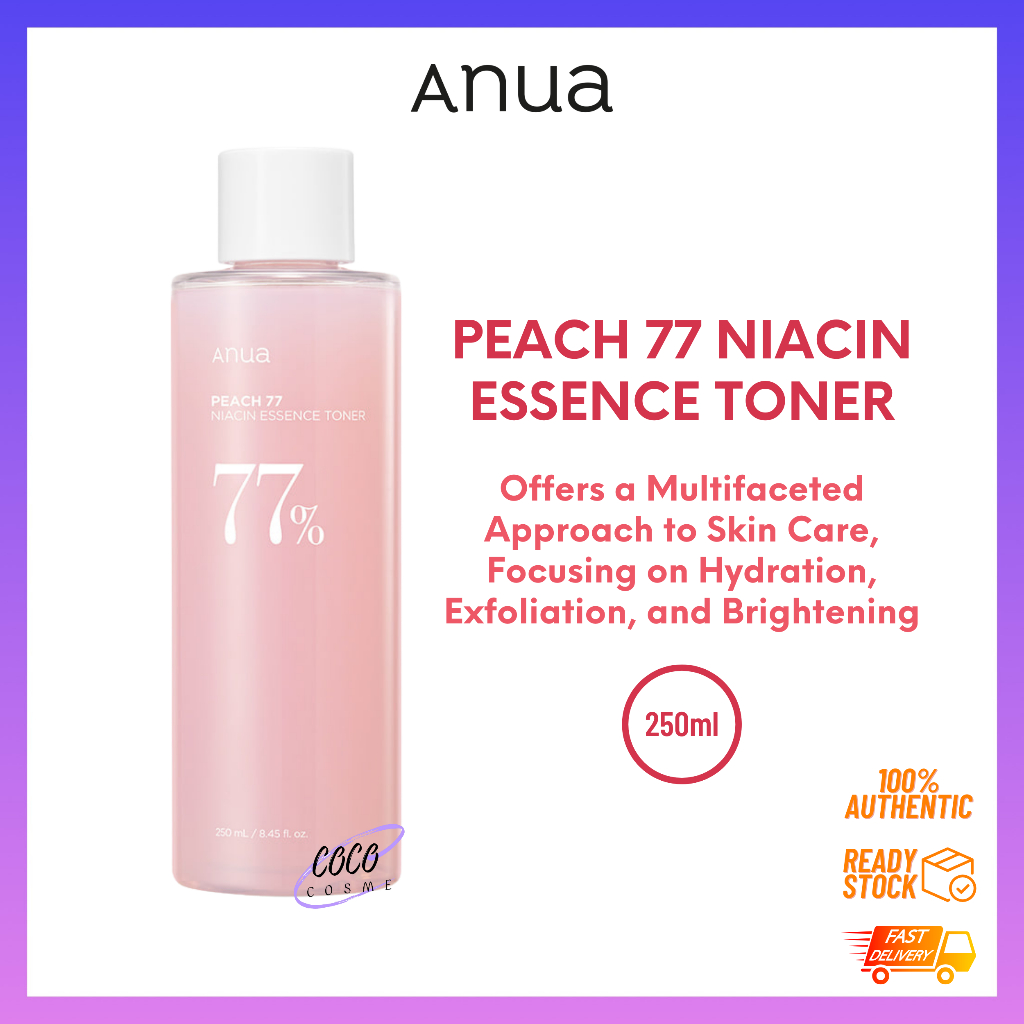 ANUA Peach 77% NIacin (Essence Toner / Conditioning Milk / Enriched ...