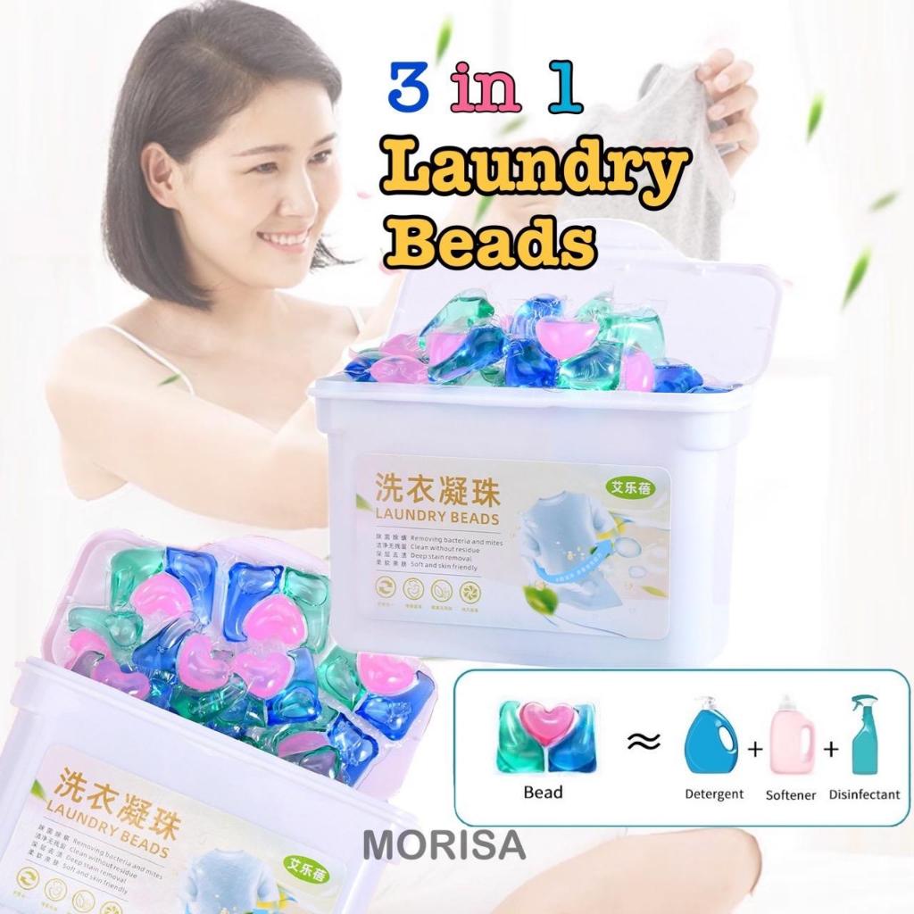 3in1 Laundry Detergent Capsule Laundry Beads Sabun Dobi Sabun Basuh Baju Wangi cuci baju 洗衣凝珠 ...