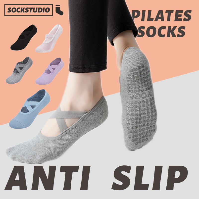 SOCKSTUDIO Pilates Socks Yoga socks women stokin anti slip sock grip ...