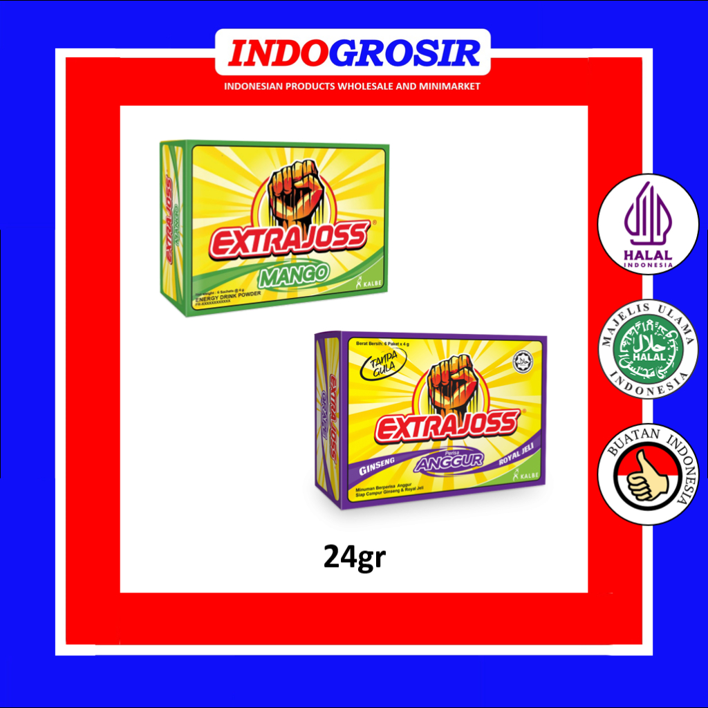 [READY STOCK] Extra Joss Minuman Tenaga Sachet perisa Anggur & Mangga ...