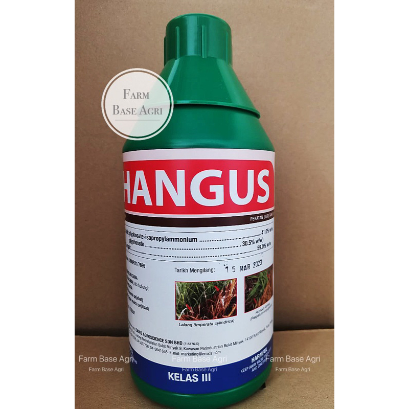 Hangus 1L Glyphosate 41% Untuk Matikan Rumput dan Lalang. Generic to ...