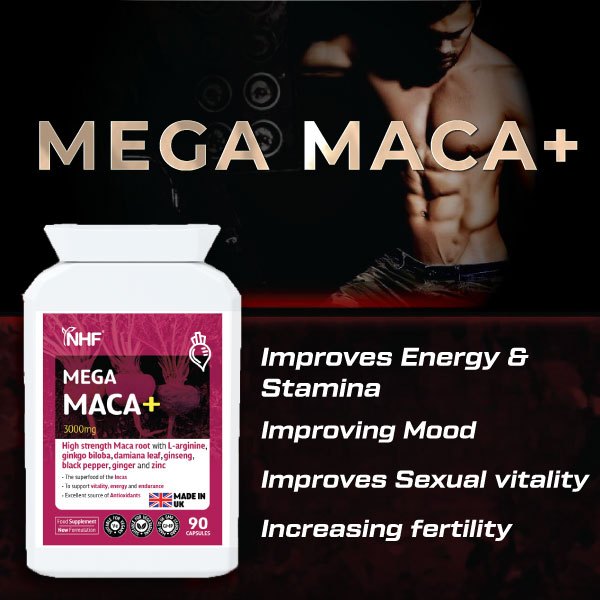 NHF Mega Maca + (90 Capsules) | Shopee Malaysia