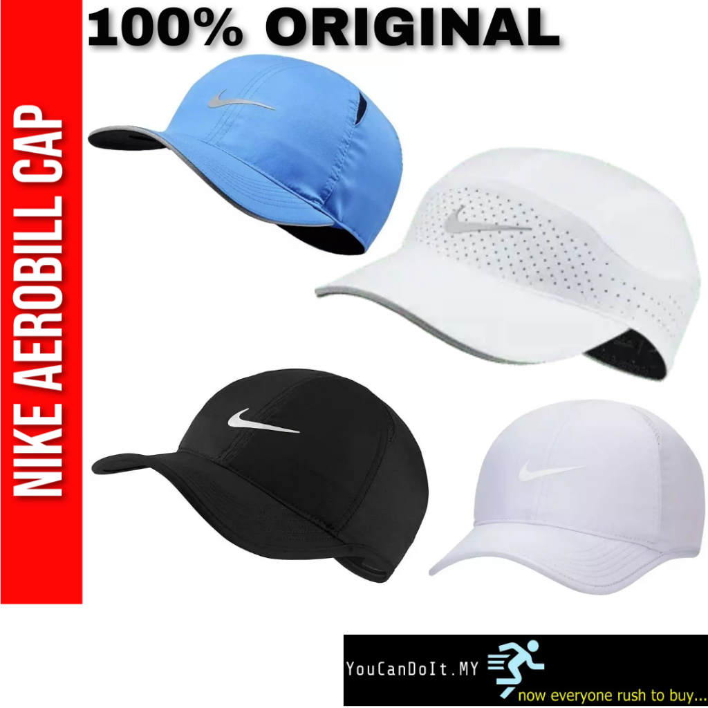 [100% Ori] Nike Aerobill Tailwind / Featherlight Unisex Hat Topi Sukan ...