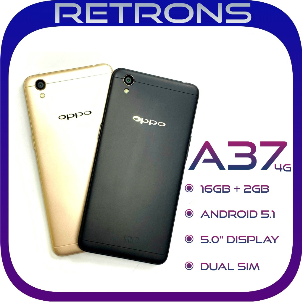 OPPO A37 [16GB + 2GB ] 4G LTE | Low End Smartphone | Android 5.1 | For ...