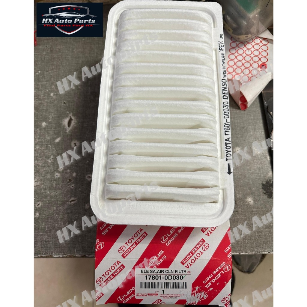 TOYOTA GENUINE AIR FILTER[17801-0D030] TOYOTA ALTIS/CALDINA/WISH ...
