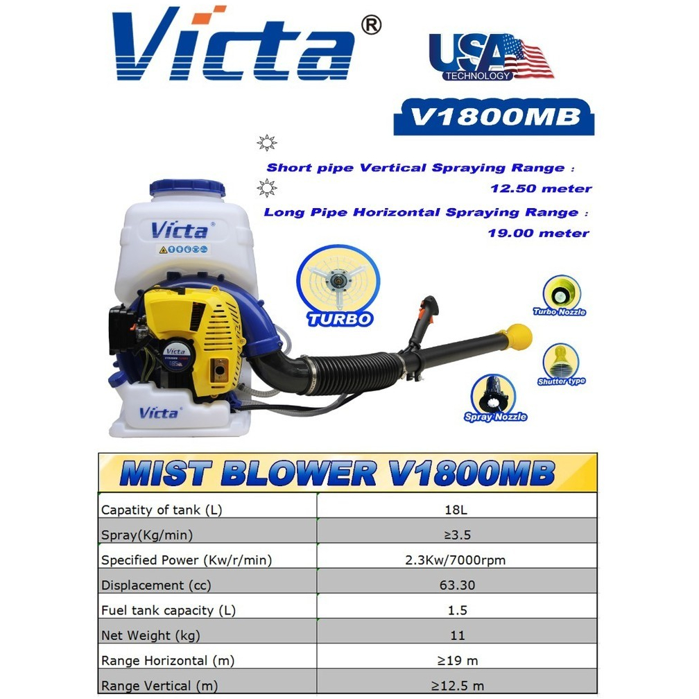 VICTA MIST BLOWER V1800MB V1800 TURBO (READY STOCK) | Shopee Malaysia