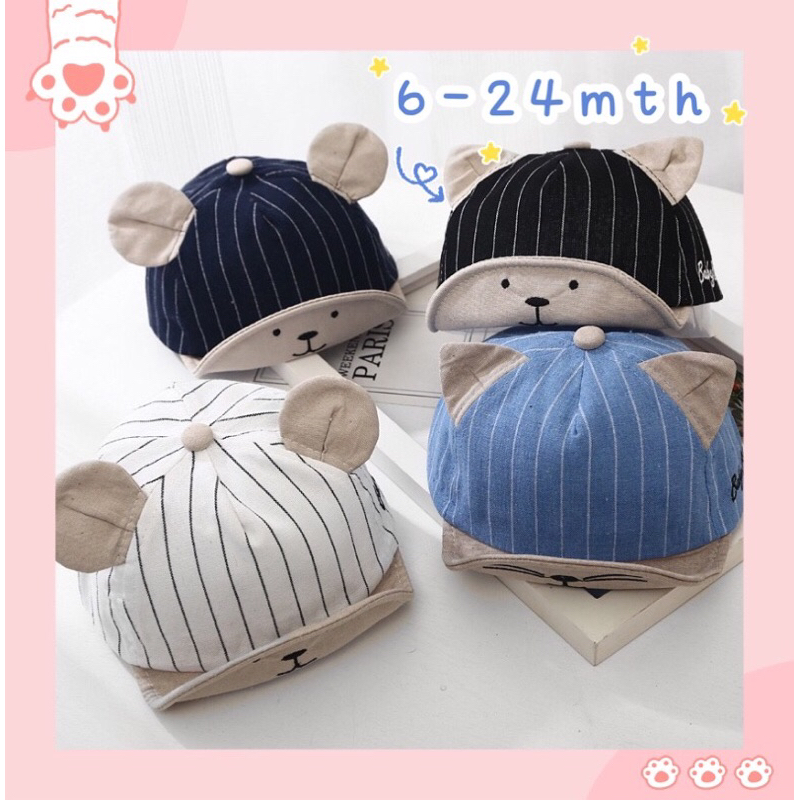 👶Ready Stock👶Baby Hats Baseball Hats Cute Boys Hats (47-51cm) | Shopee ...