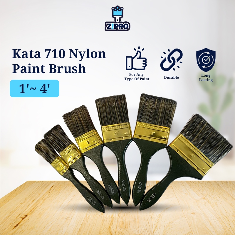 KATA 710 NYLON PAINT BRUSH Berus Cat Dinding Berus Cat Minyak | Shopee Malaysia