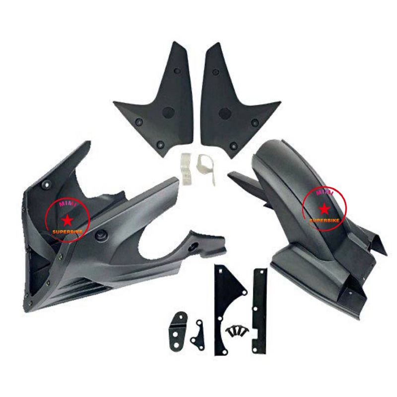 YAMAHA FZ150 FZ150i FZ V1 V2 V3 LOWER COVER / REAR HUGGER / FORK COVER ...