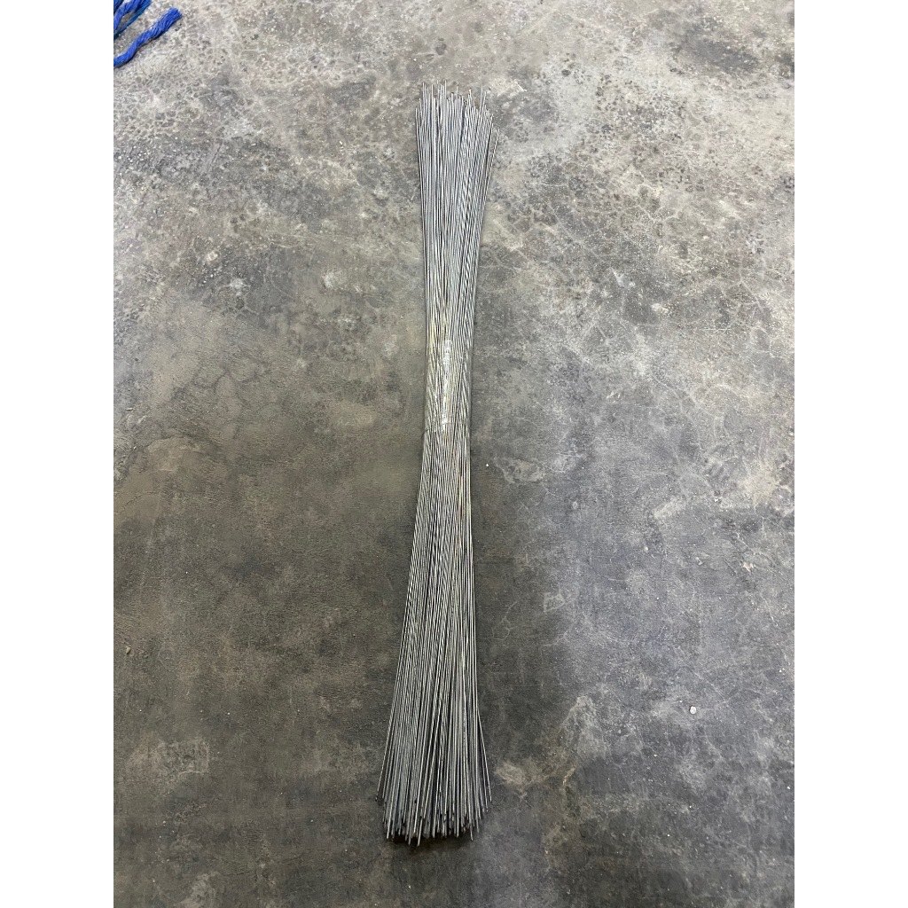(1KG) Dawai Potong GI wire 20# precut pre-cut ikat besi 16" 400mm rebar ...