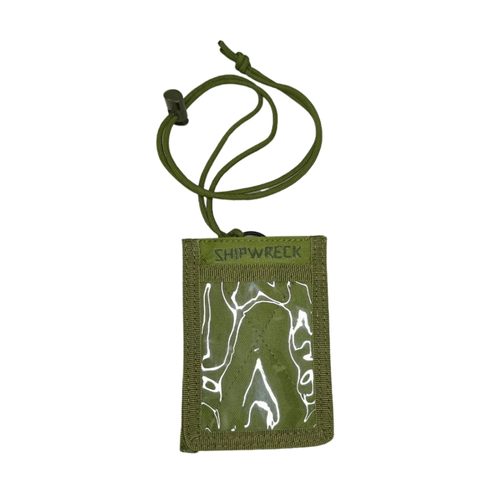 Shipwreck Skateboards Tactical ID Card Holder with Velcro Adjustable ...