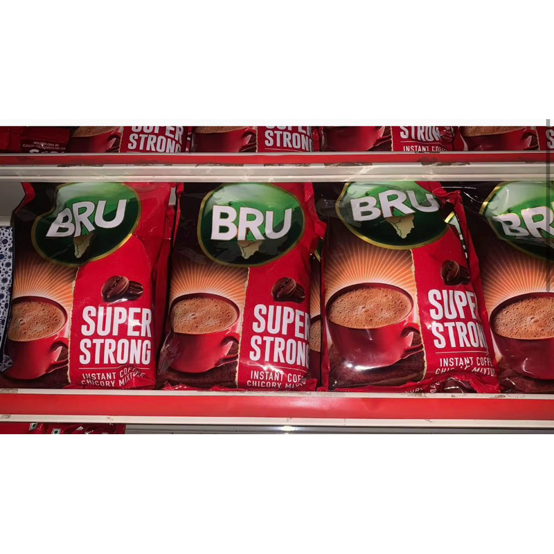 Bru Super Strong Instant Coffee 500g- new pack (red color) | Shopee ...