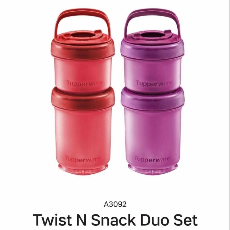Tupperware Twist N Snack, 350ml & 200ml(1 Set) | Shopee Malaysia
