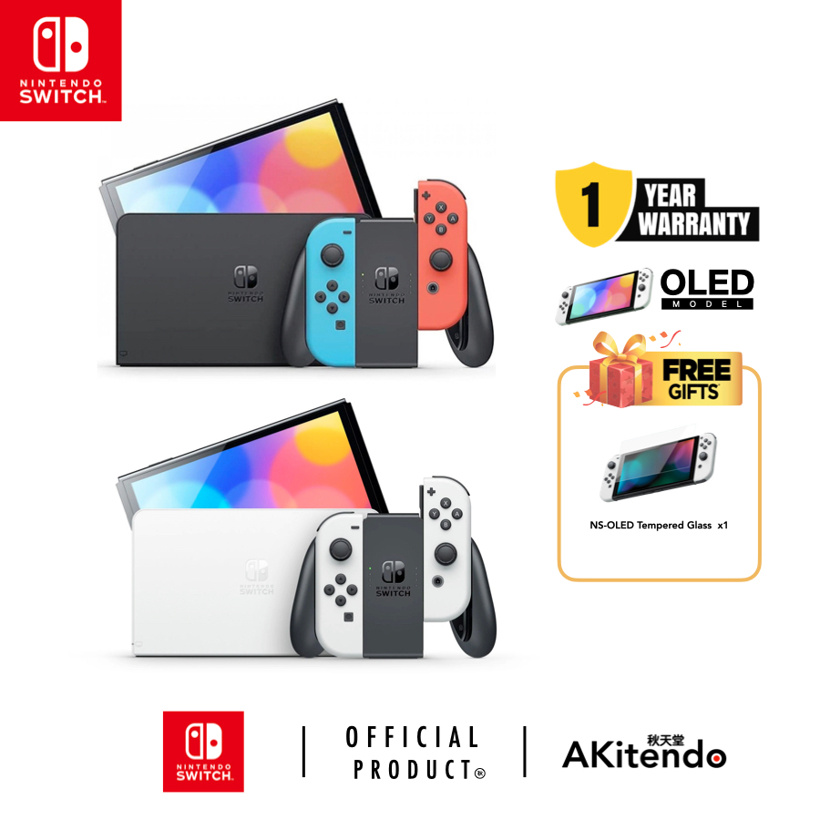 Nintendo Switch OLED (MALAYSIA MAXSOFT) Set with 1 Year Warranty | Shopee Malaysia