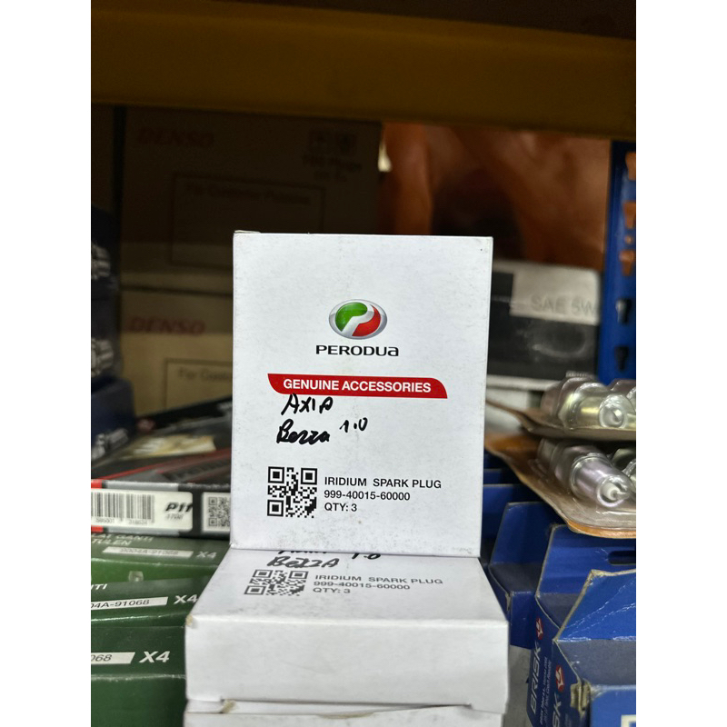 spark plug axia bezza 1.0 iridium 100% original perodua | Shopee Malaysia