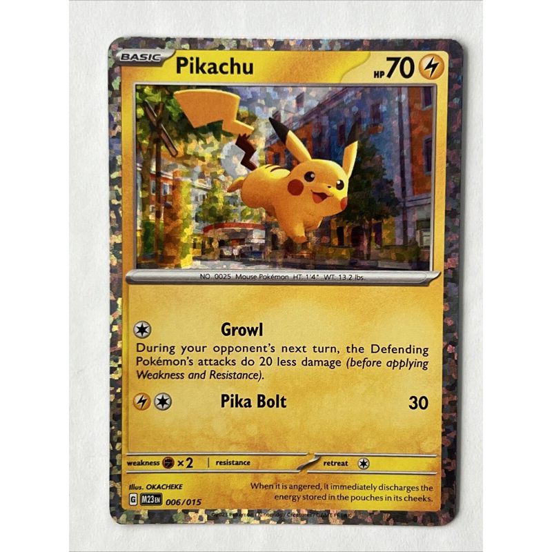 Pikachu 006/015 - Holo - McDonald’s 2023 Pokemon Card | Shopee Malaysia