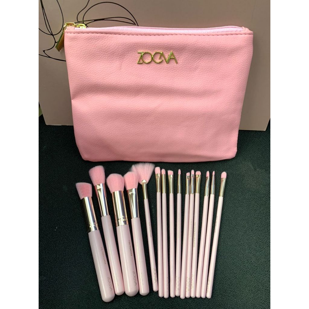 A luxury 15pcs & face and eye brush set By Zoeva "Free Bag" Clearance ...