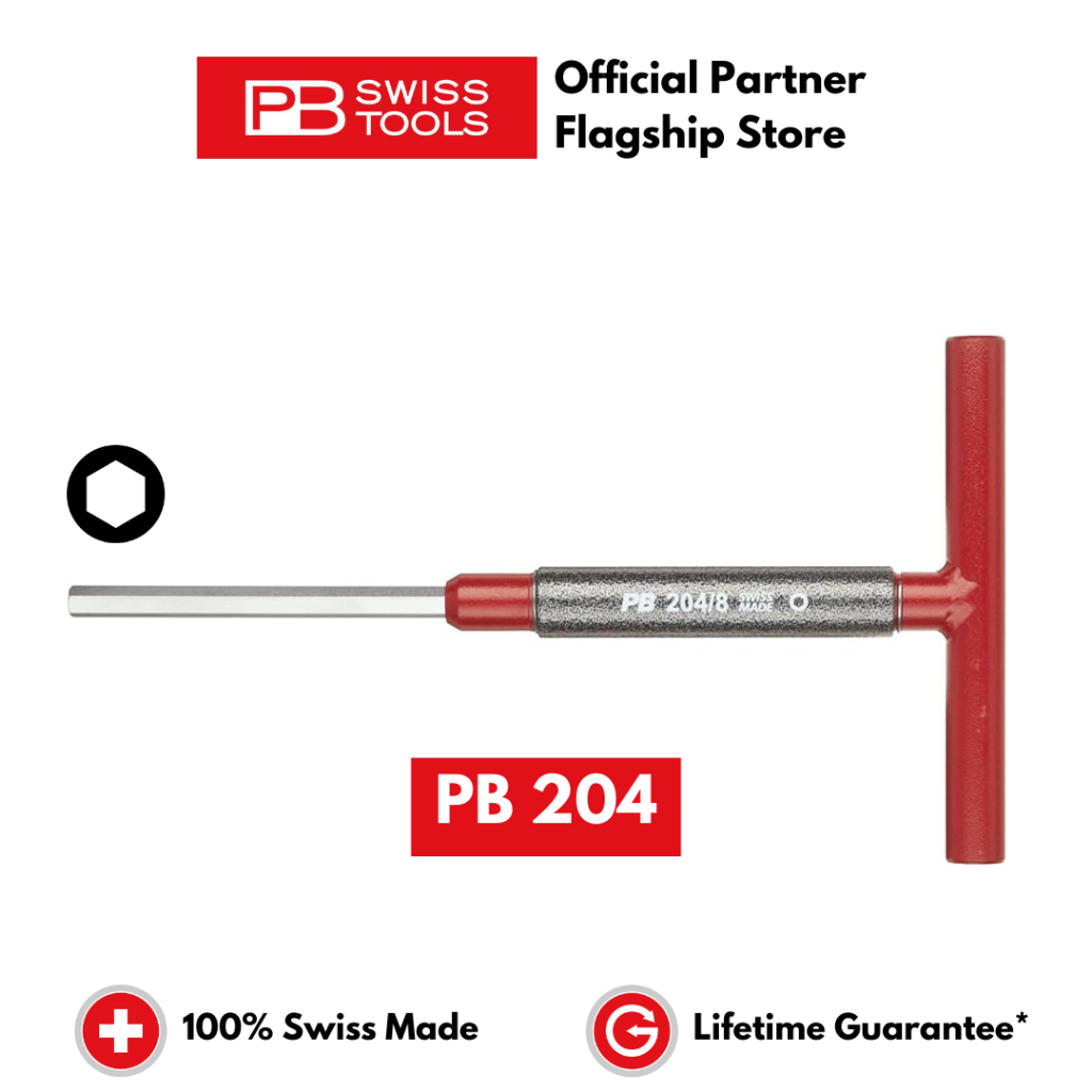 PB Swiss Tools Hexagon Key with T-handle PB 204 | Shopee Malaysia