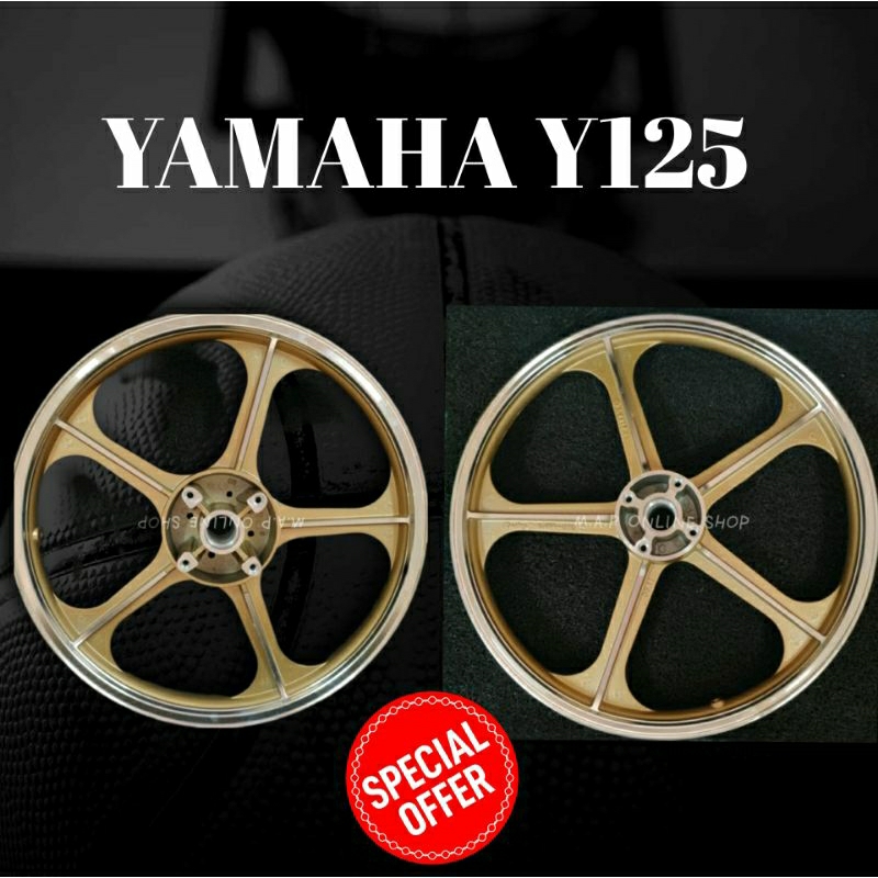 Sport Rim GTO 555 5 Batang Satu Set Yamaha Y125 Z ZR LC135 New 5S (Disc ...