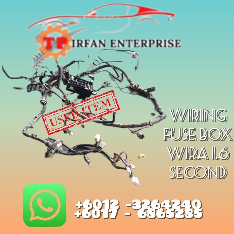 WIRING FUSE BOX WIRA 1.6 SECOND | Shopee Malaysia