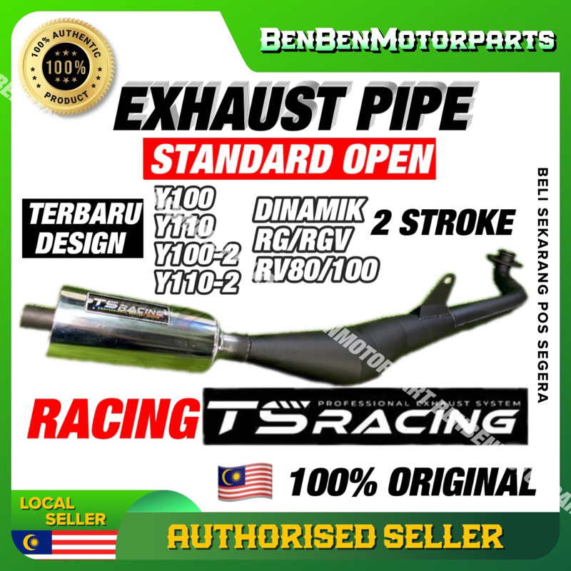TS RACING STANDARD RACING EKZOS/ Dinamik Y110 Y100 SS2 Y125Z RXZ RG RGV ...