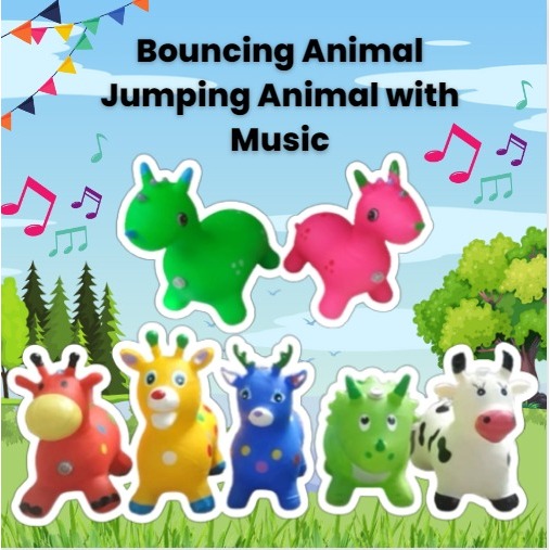 🔥CHEAPEST in MALAYSIA🔥Jumping Animal Bouncing Animal Inflatable Animal ...