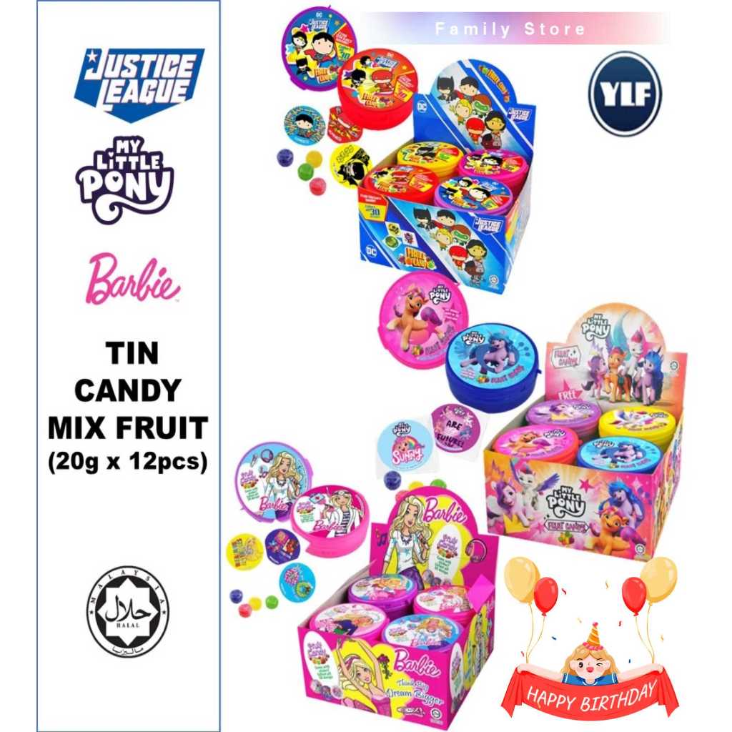 YLF TIN CANDY MIX FRUIT (20g x 12 pcs)Per Box | Shopee Malaysia