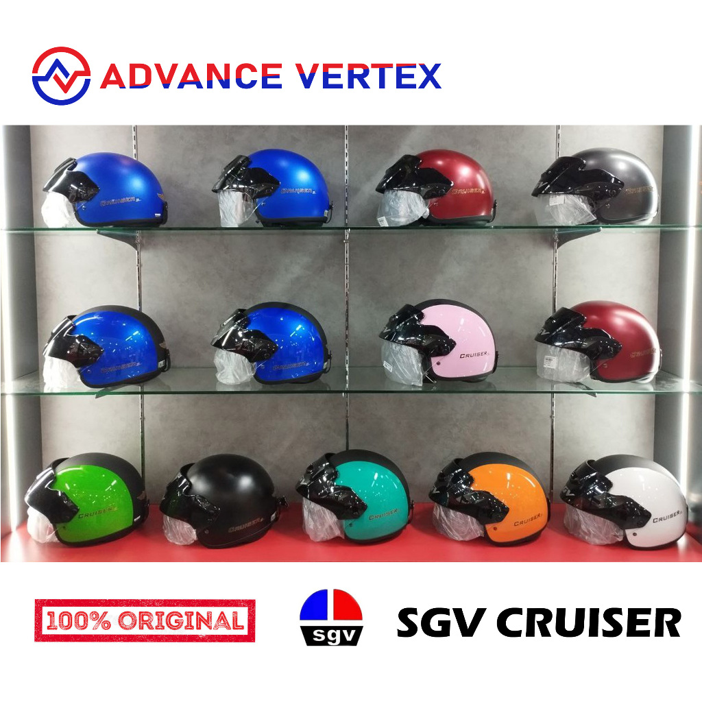 SGV CRUISER HELMET ORIGINAL STANDARD SIZE 60 | Shopee Malaysia