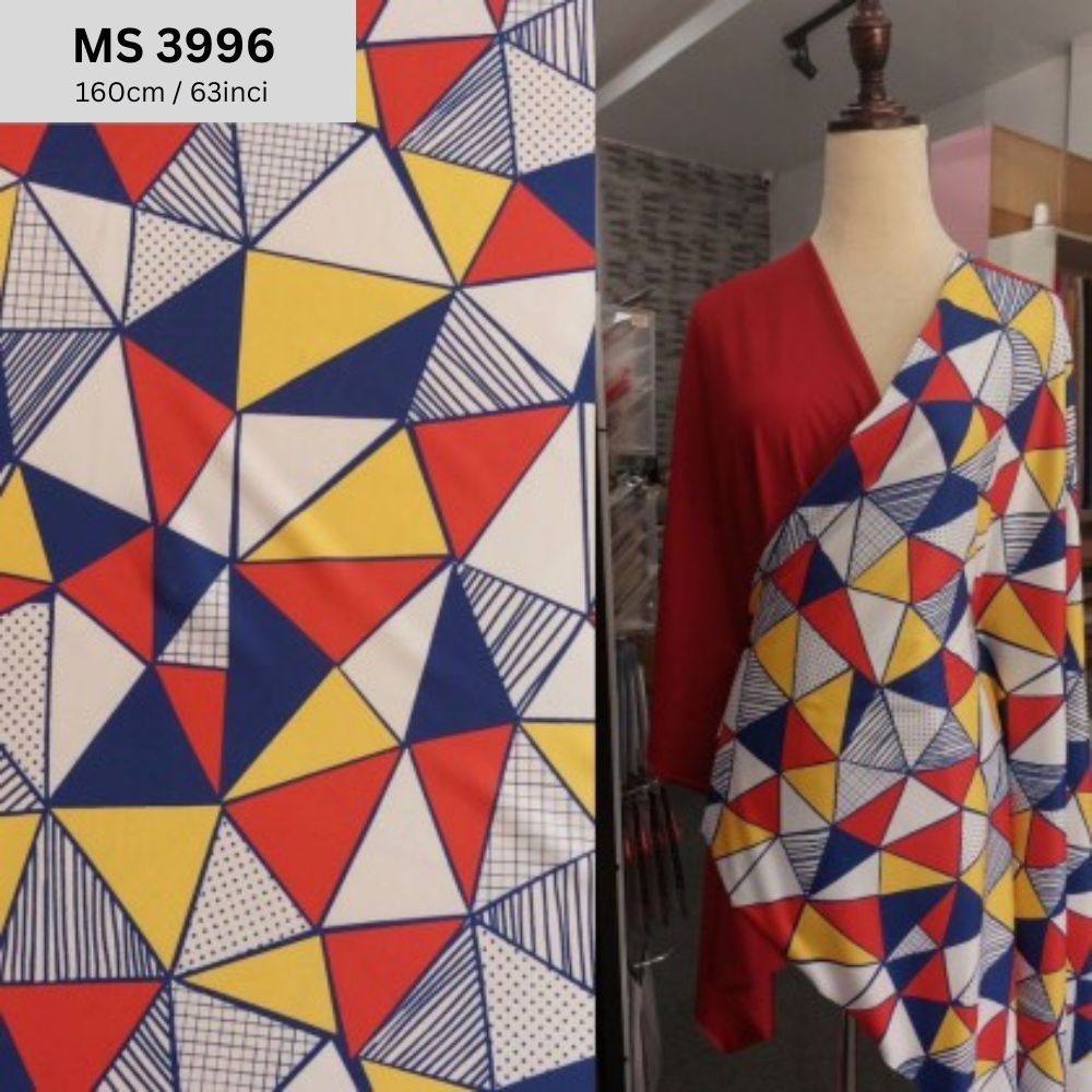 Kain Pasang Merdeka Knit Fabric Milk Silk Corak Merdeka Theme National ...