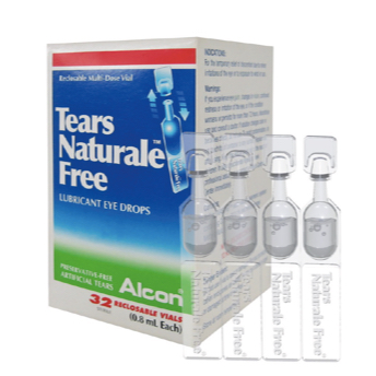 Alcon Tears Naturale Free Lubricant Eye Drops 32 Vials x 0.8ml(Each ...