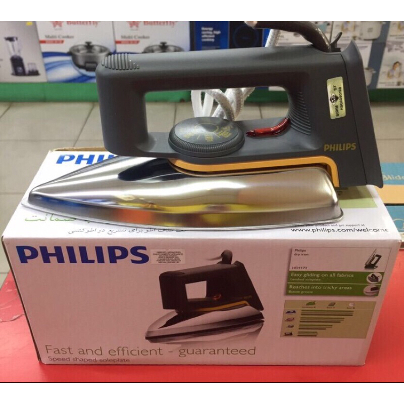 PHILIPS Dry Iron 1000w (HD1172) | Shopee Malaysia