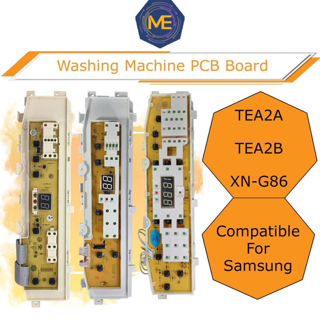 (1pc) ( Compatible : SAMSUNG ) Washing Machine PCB Board / Papan Litar ...