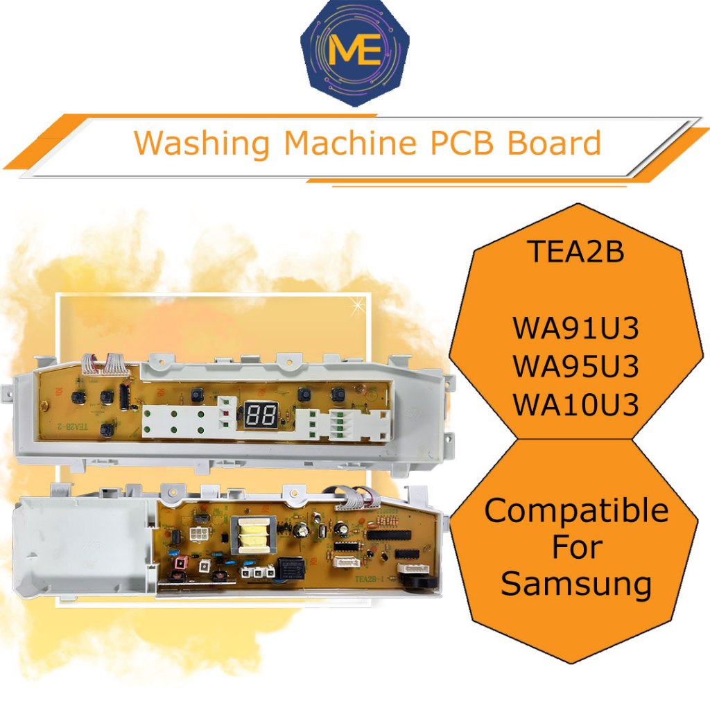 (1pc) ( Compatible : SAMSUNG ) Washing Machine PCB Board / Papan Litar ...
