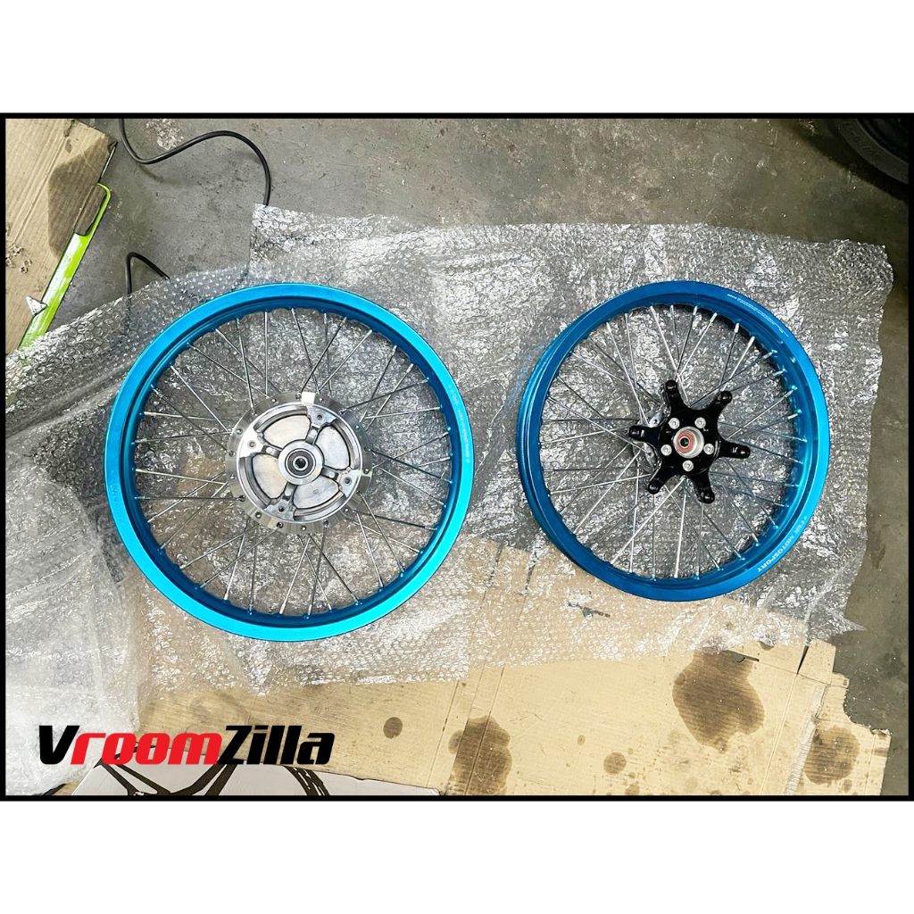 TSR ALLOY RIM RS150 RS 185/185 X 17 INCHIES LIGHT BLUE | Shopee Malaysia