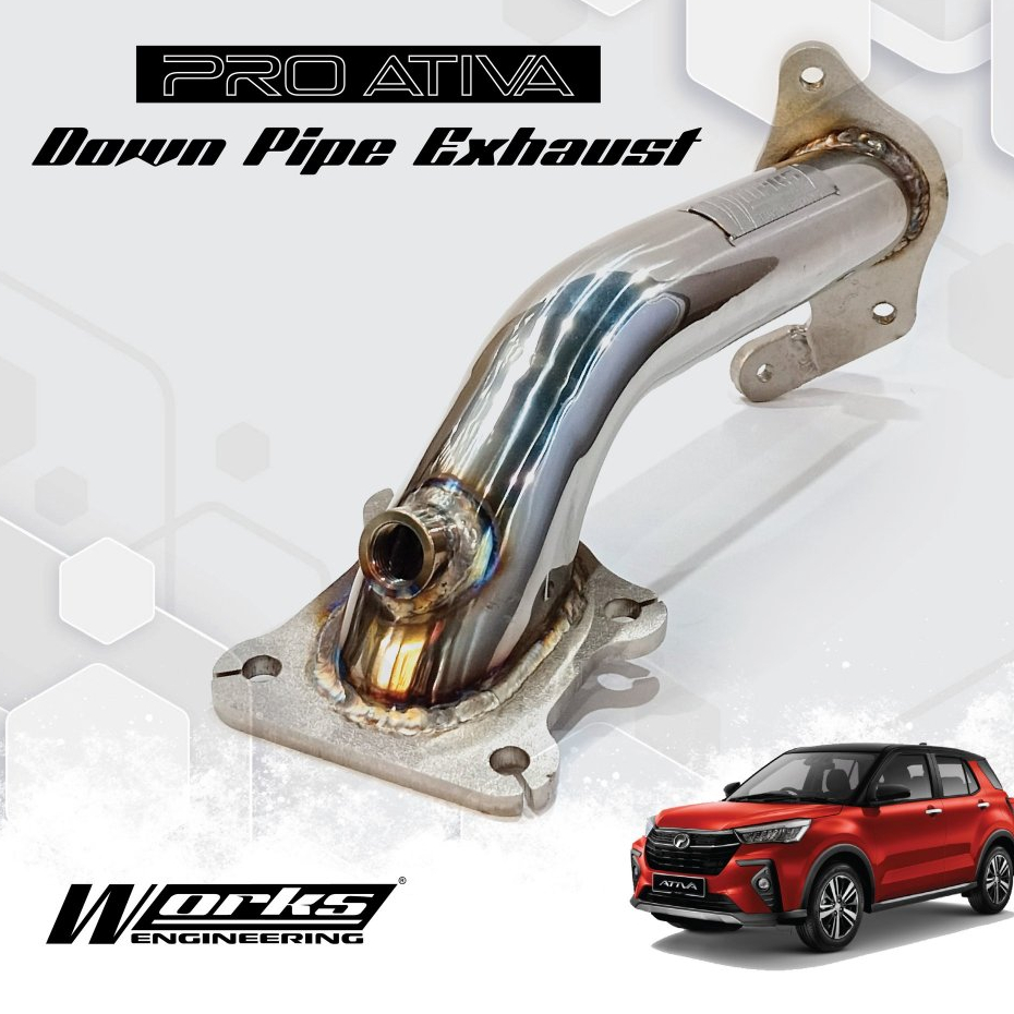 HP+ Downpipe PERODUA ATIVA / DAIHATSU ROCKY / TOYOTA RAIZE Works ...