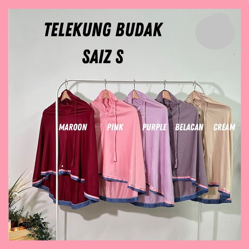 Telekung Kids HOT COLOR Kanak-Kanak Murah Budak Lycra Simulasi Haji 2 ...