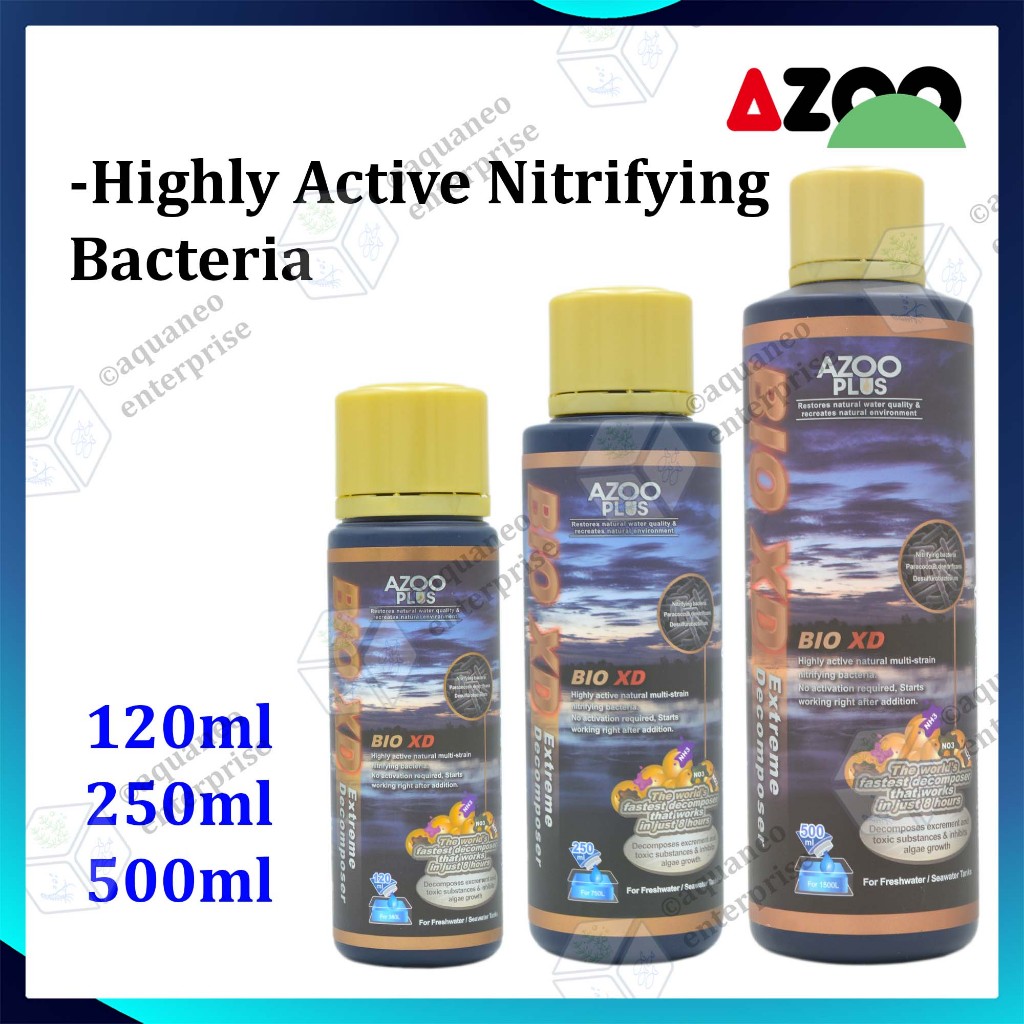 Azoo Plus Bio XD Extreme Decomposer 120ml 250ml 500ml | nitrifying ...