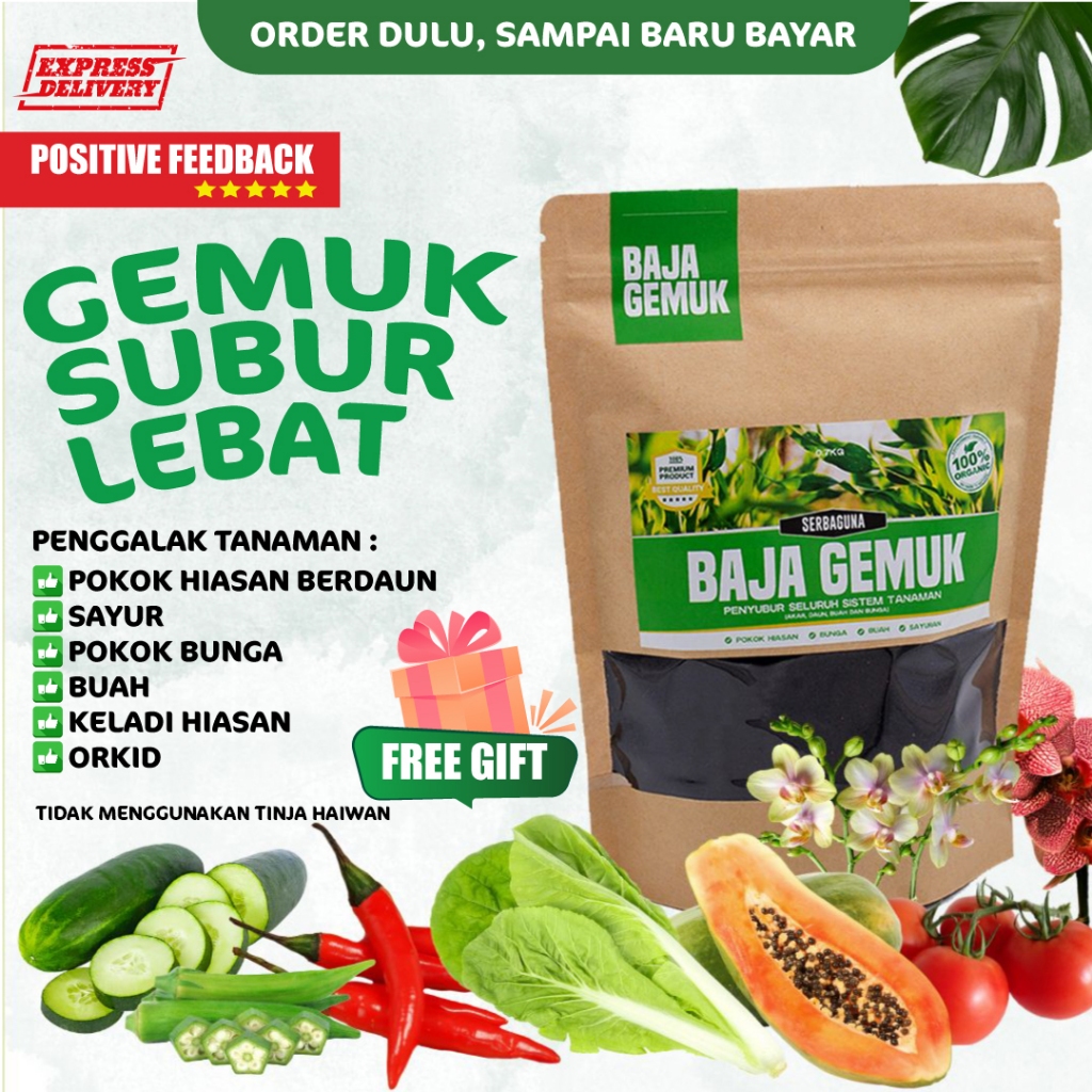 BAJA GEMUK BAJA ORGANIK BAJA BUNGA BAJA BUAH BAJA SAYUR BAJA SUBUR ...