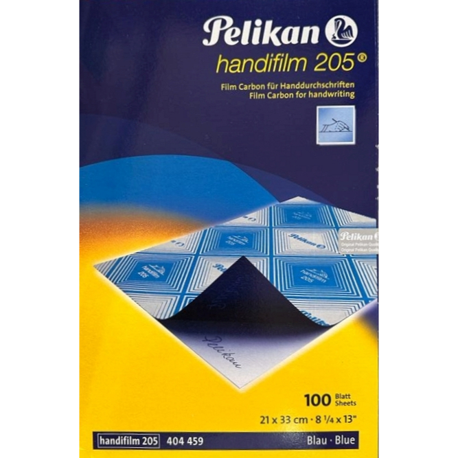 PELIKAN HANDIFILM CARBON PAPER 205 BLUE (100 sheets) | Shopee Malaysia