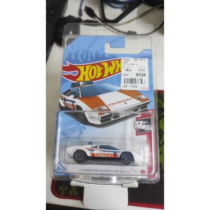 HOT WHEELS LAMBORGHINI COUNTACH POLICE CAR | Shopee Malaysia