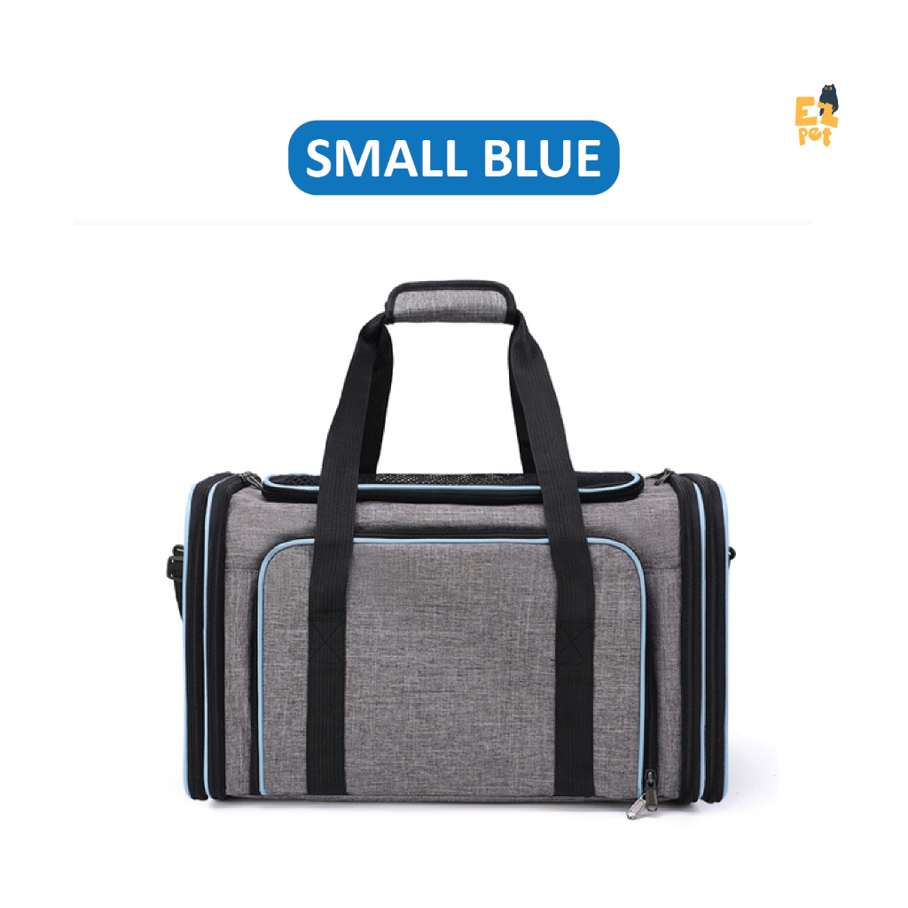 EZPET🐱Large Expandable Pet Travel Carrier Dog Bag Cat Bag Pet Carrier ...