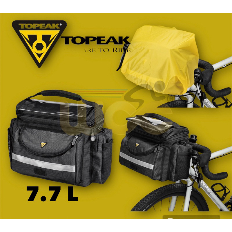 Topeak TourGuide DX Handlebar Bag 7.7 LITER TT3022B Bicycle handle bags ...