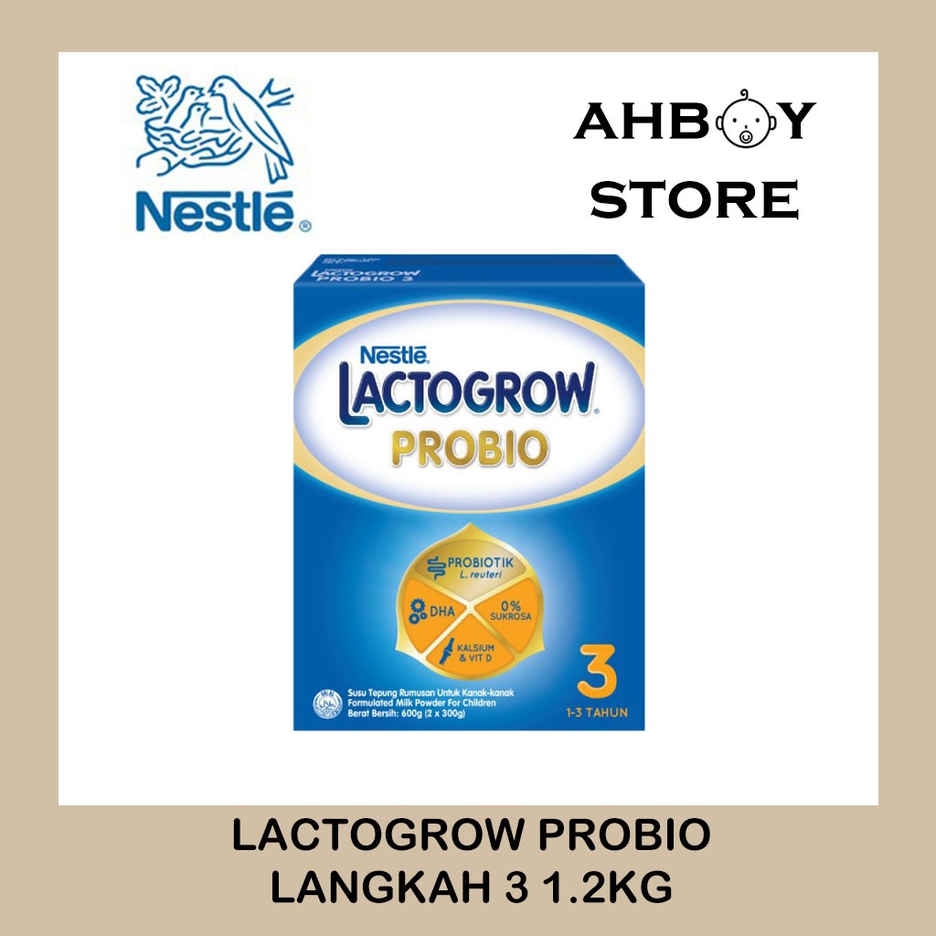 Nestle Lactogrow Step 3 1.2kg New Packing Exp 6/2025 | Shopee Malaysia