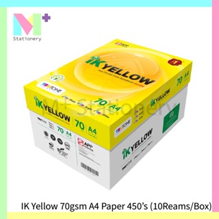 IK Yellow A4 Copier Paper 70gsm 450's (10reams / 1 Carton Box ) / 70gsm ...