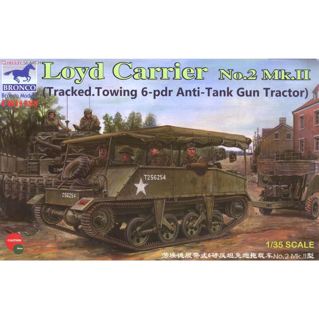 Bronco Models 1/35 CB35188 Loyd Carrier No.2 Mk.II (Tracked. Towing 6 ...